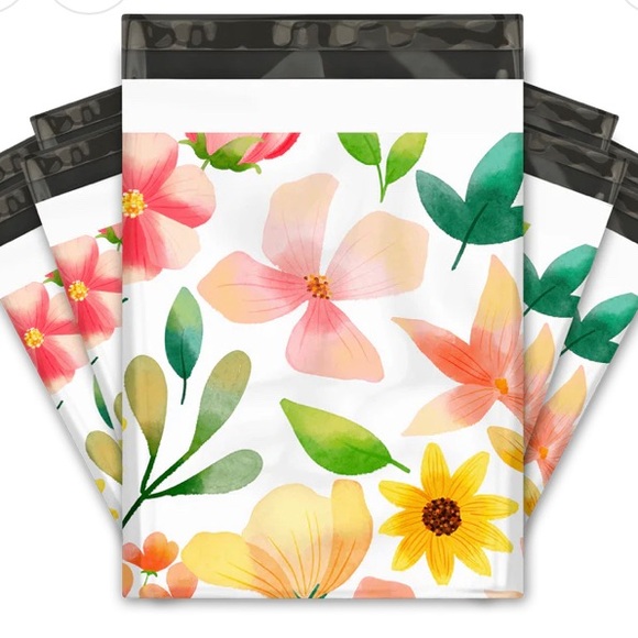 Office | Pastel Floral Poly Mailers 2 10 X 13 | Poshmark